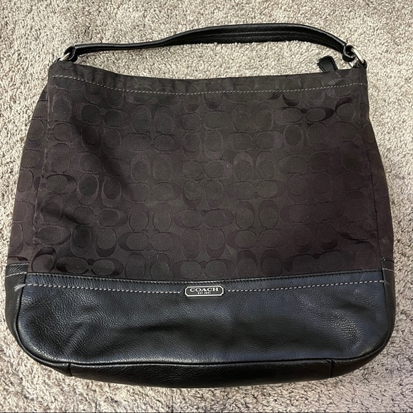 Coach | Bags | Coach Black Logo Purse | Poshmark